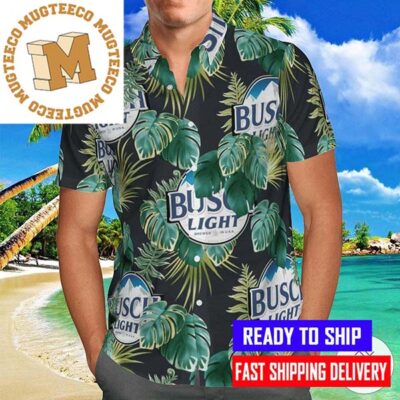 Busch Light Corn Parttern Unique Green Hawaiian Shirt - Mugteeco