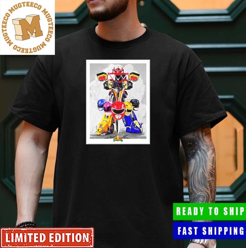 Mighty Morphin Power Rangers 30th Anniversary Grey Smoke Background ...