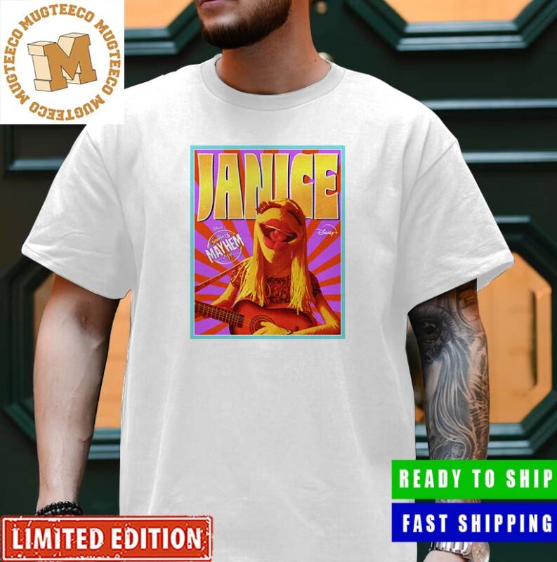 The Muppets Mayhem Janice Lead Guitar Player Unisex T-Shirt - Mugteeco