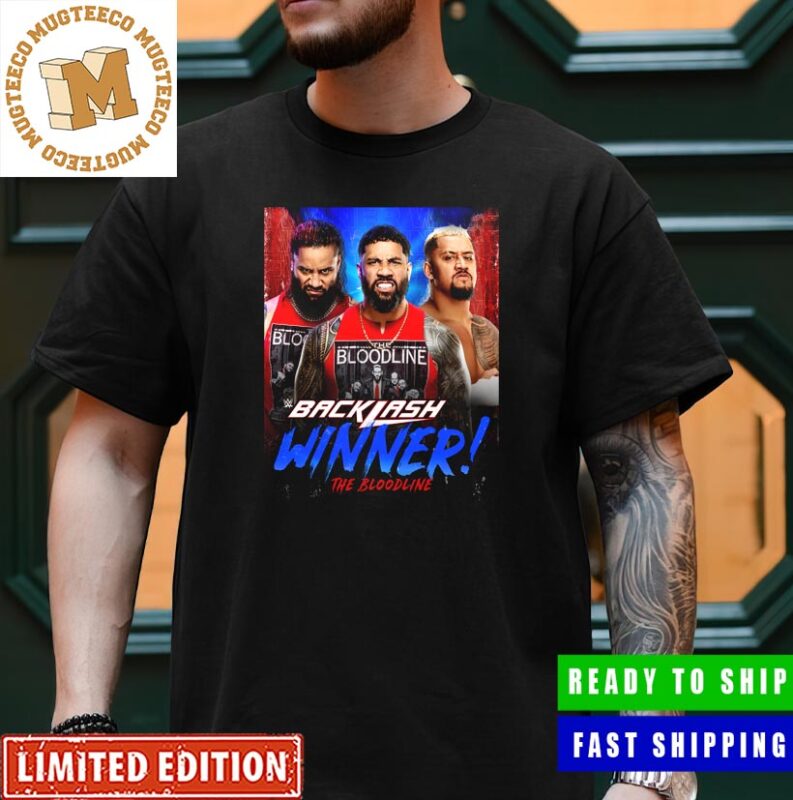WWE Backlash The Bloodline Winner Classic T-Shirt - Mugteeco