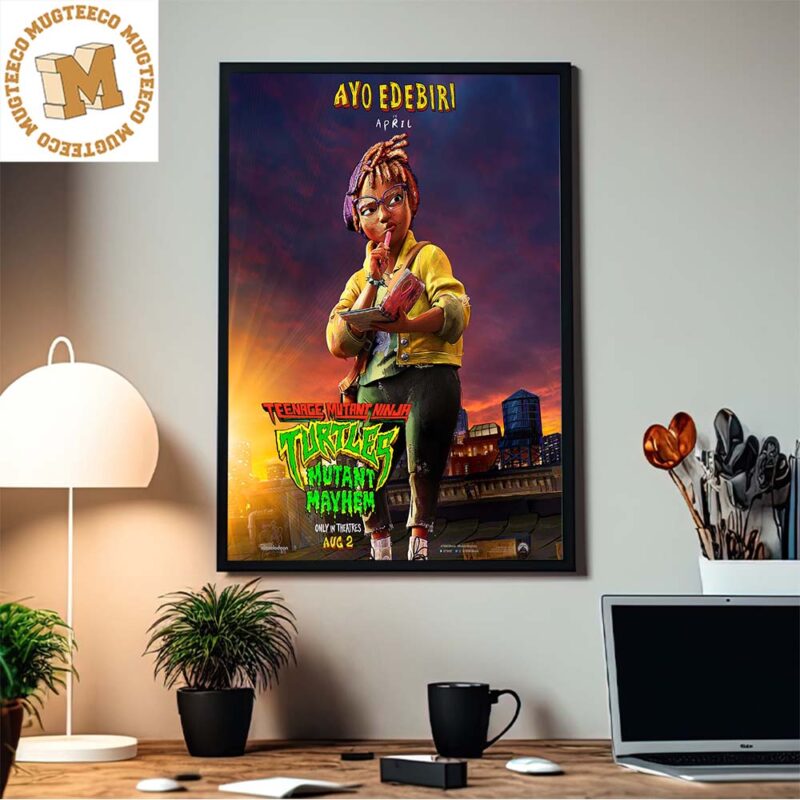 April Ayo Edebiri In Teenage Mutant Ninja Turtles Mutant Mayhem Home ...