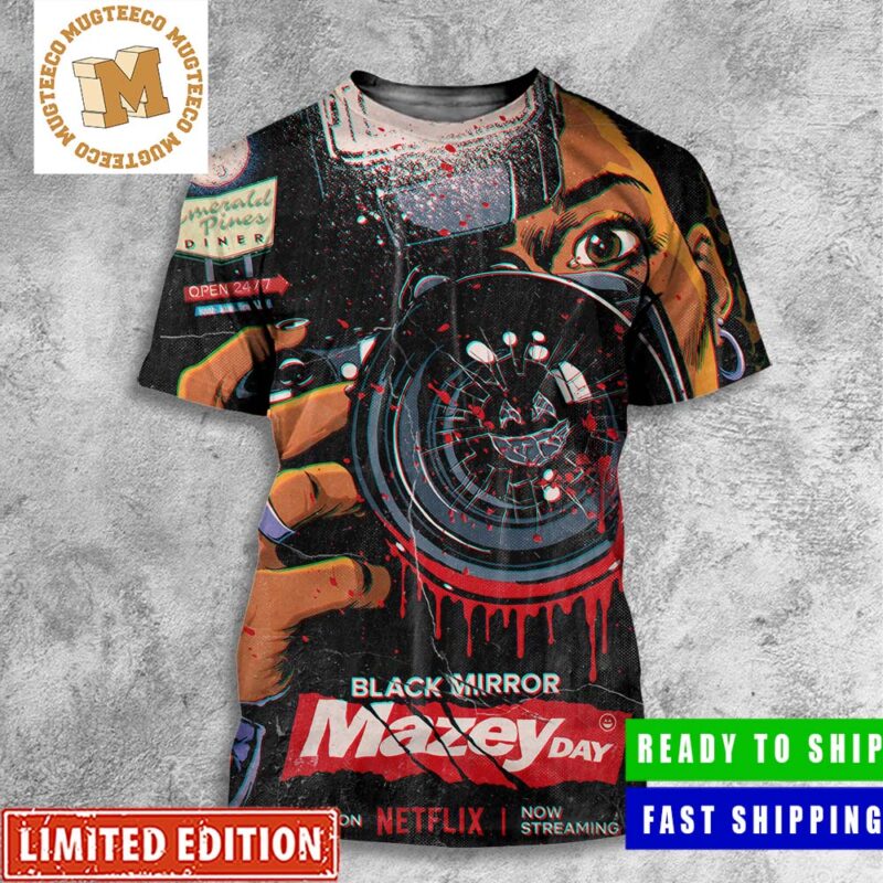 Black Mirror Season 6 episode 4 Mazey Day Official 2023 Poster All Over ...