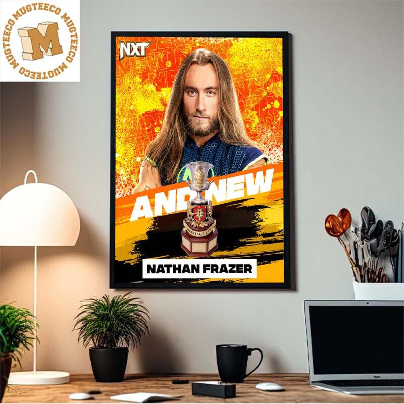 Congrats Nathan Frazer New NXT Heritage Cup Champion Home Decor Poster ...