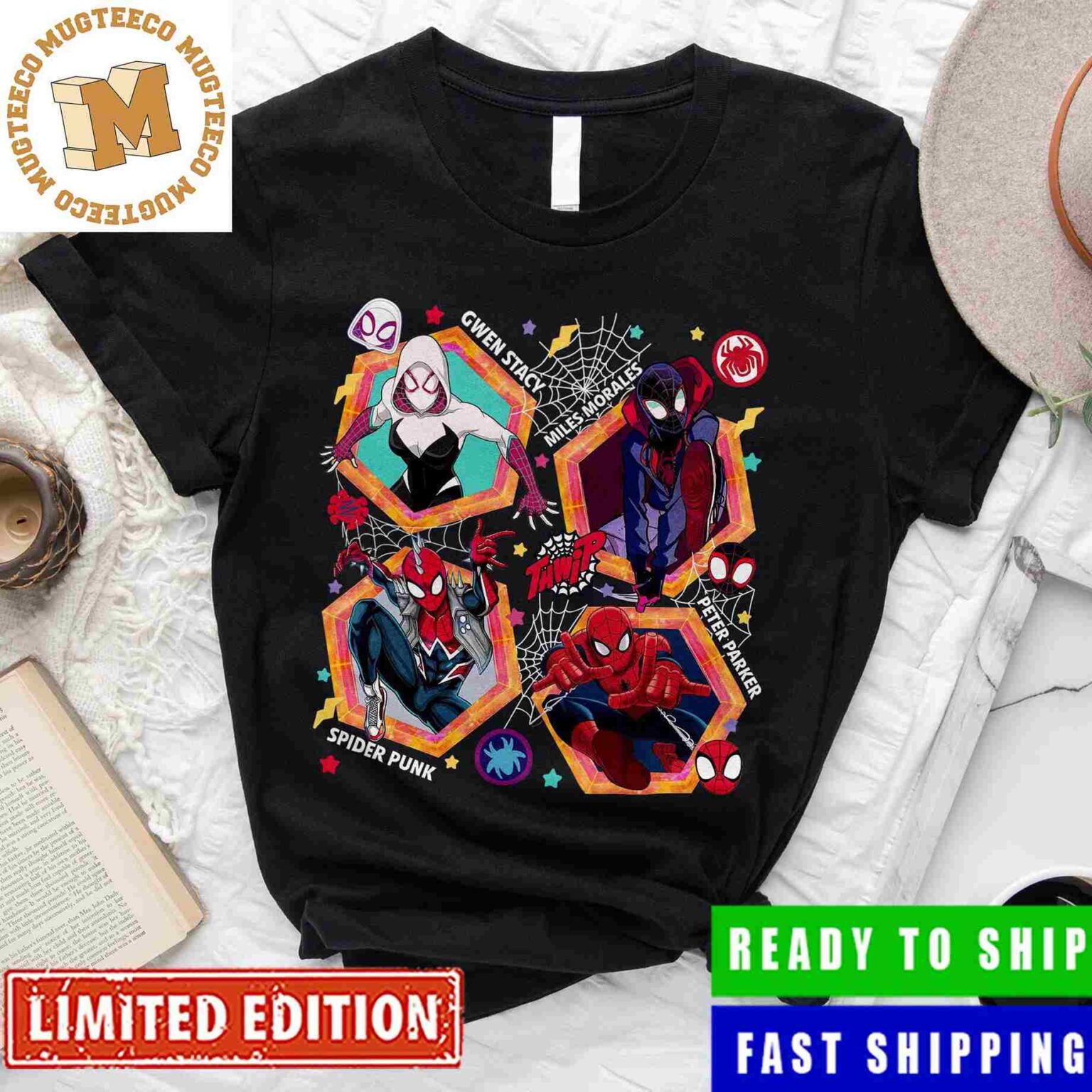 Spider-Man Across the Spider-Verse Pointing Meme Shirt - Mugteeco