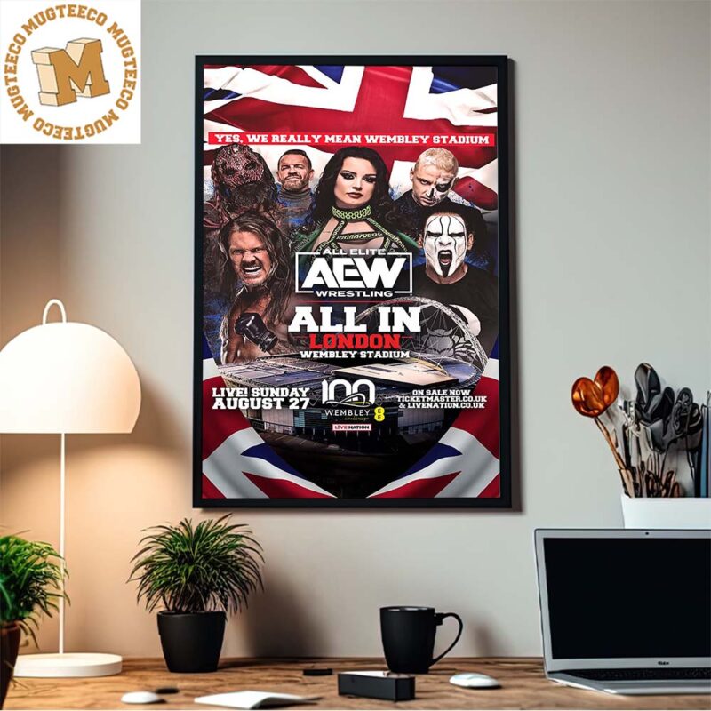 AEW All Elite Wresting All In London Wembley Stadium August 27 Home ...