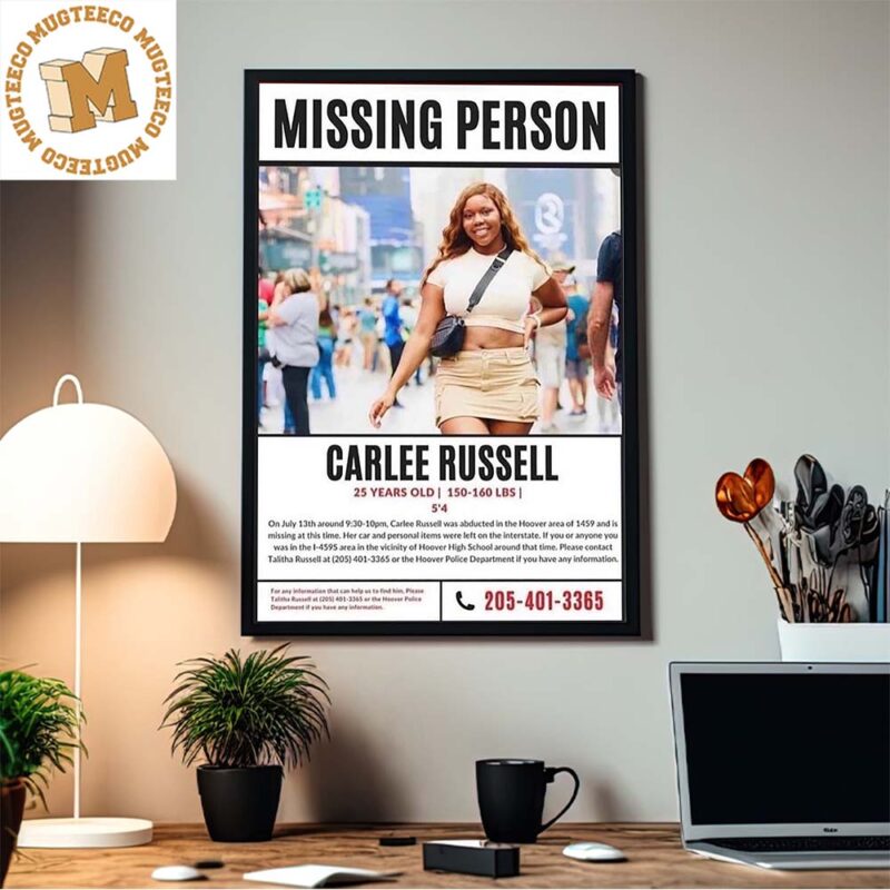 Carlee Russell Missing Poster - Mugteeco