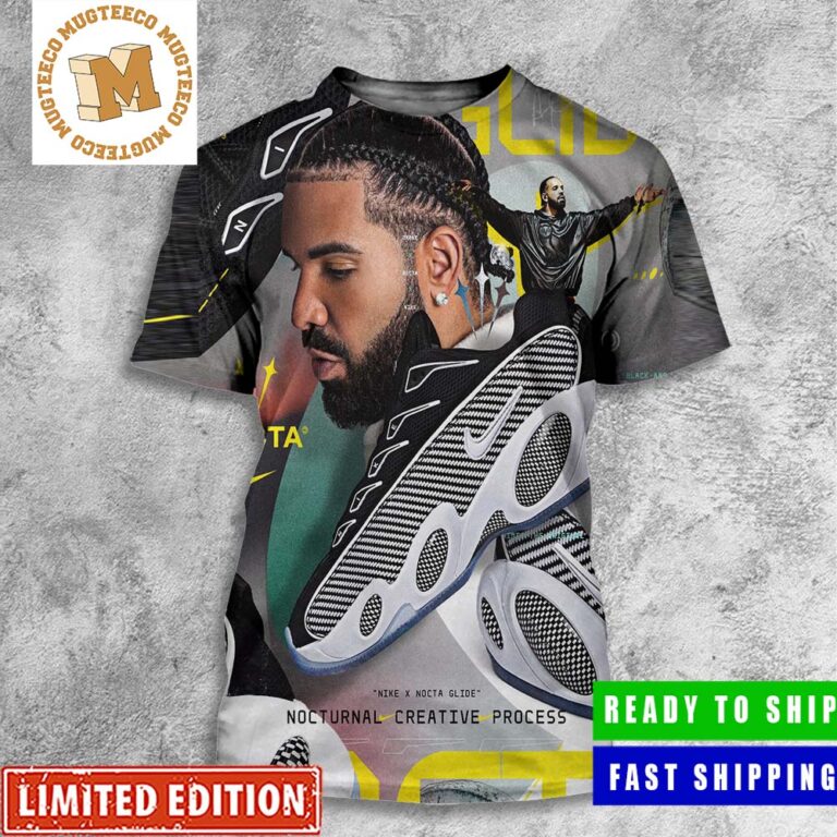 Drake x Nike x Nocta Glide Noctural Creative Process Poster All Over ...