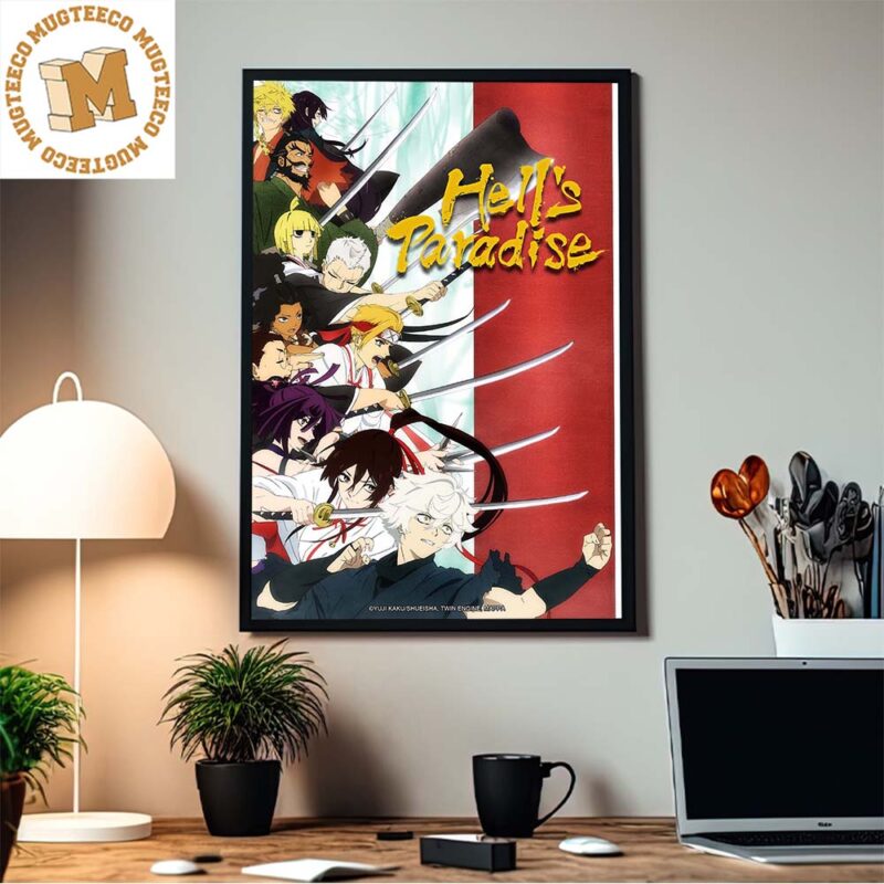 Hell's Pardise Anime Official Home Decor Poster Canvas - Mugteeco