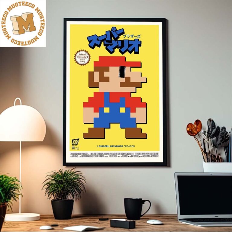 The Super Mario Bros Movie Poster Mario Luigi Fanart Decor Poster ...