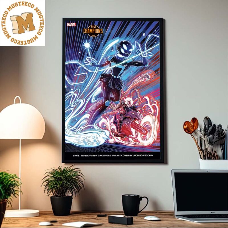 Marvel Hatsune Miku Ghost Rider New Champions Variant Cover Home Decor ...
