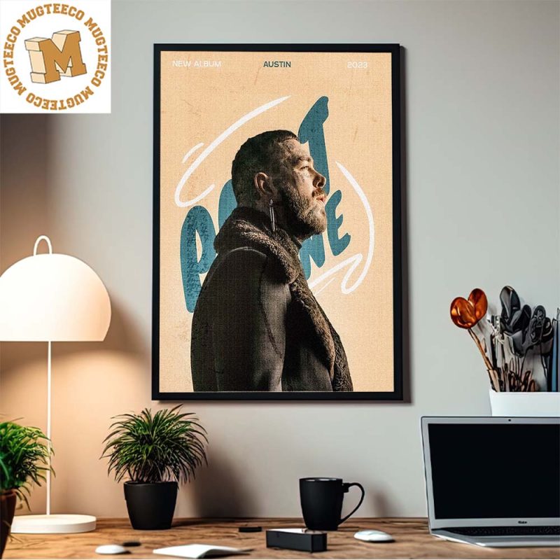 Post Malone Austin New Album Fan Art Cover Home Decor Poster Canvas ...