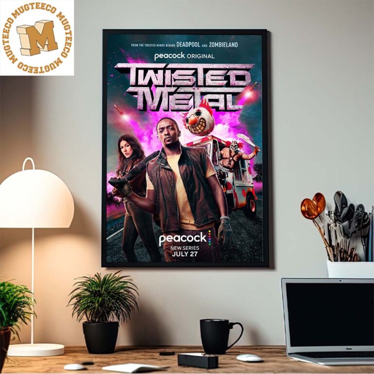 Twisted Metal Iconic Car Battle Franchise Official Movie Poster Premium ...