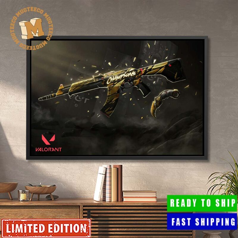 Valorant Champions 2021 Bundle Vandal Home Decor Poster Canvas - Mugteeco