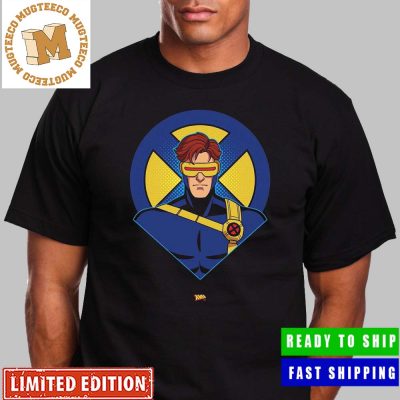Cyclops Official X-Men 97 Character Poster Vintage T-Shirt - Mugteeco
