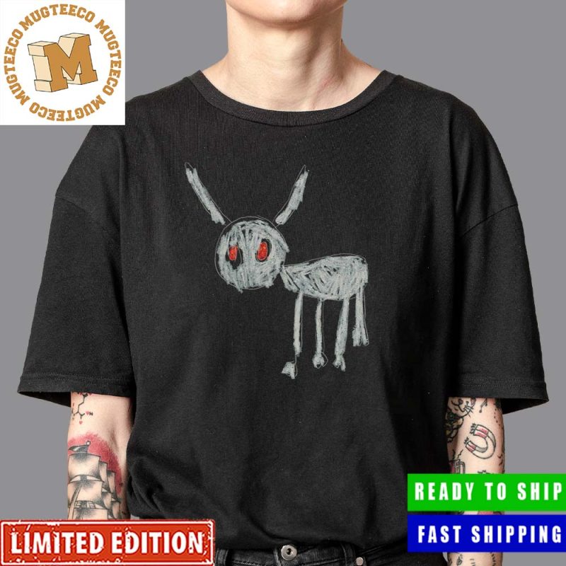 Drake Album Cover Of For All The Dogs Drawn By Adonis Vintage T-Shirt ...