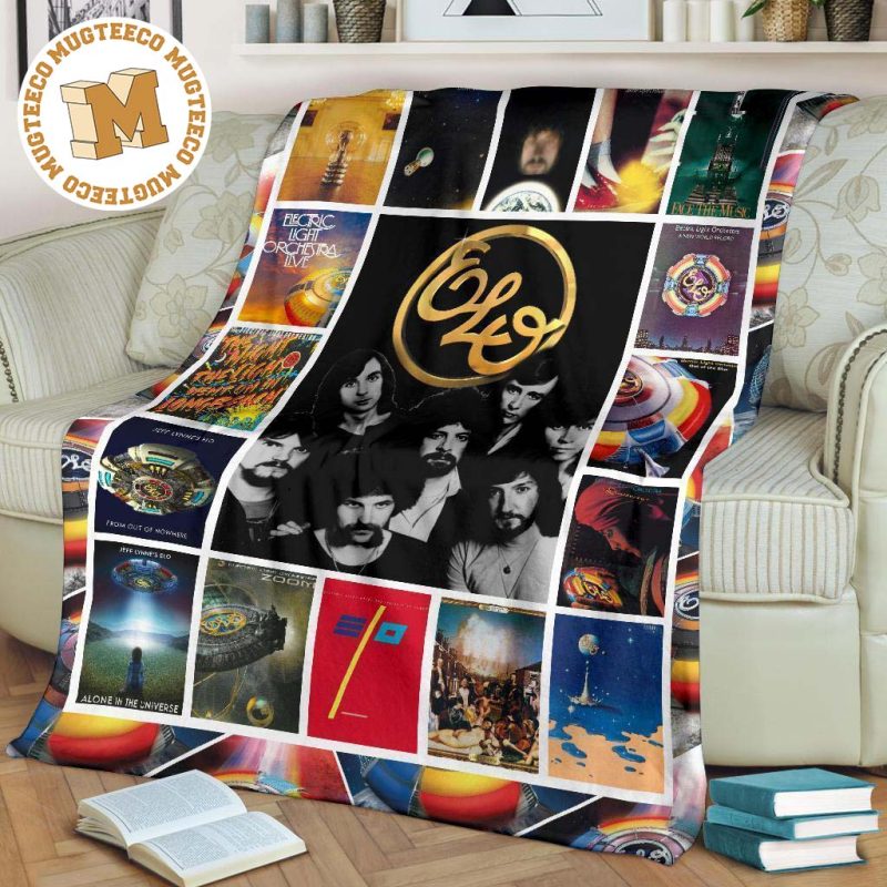 Electric Light Orchestra Fleece Blanket For Rock Band Fan - Mugteeco