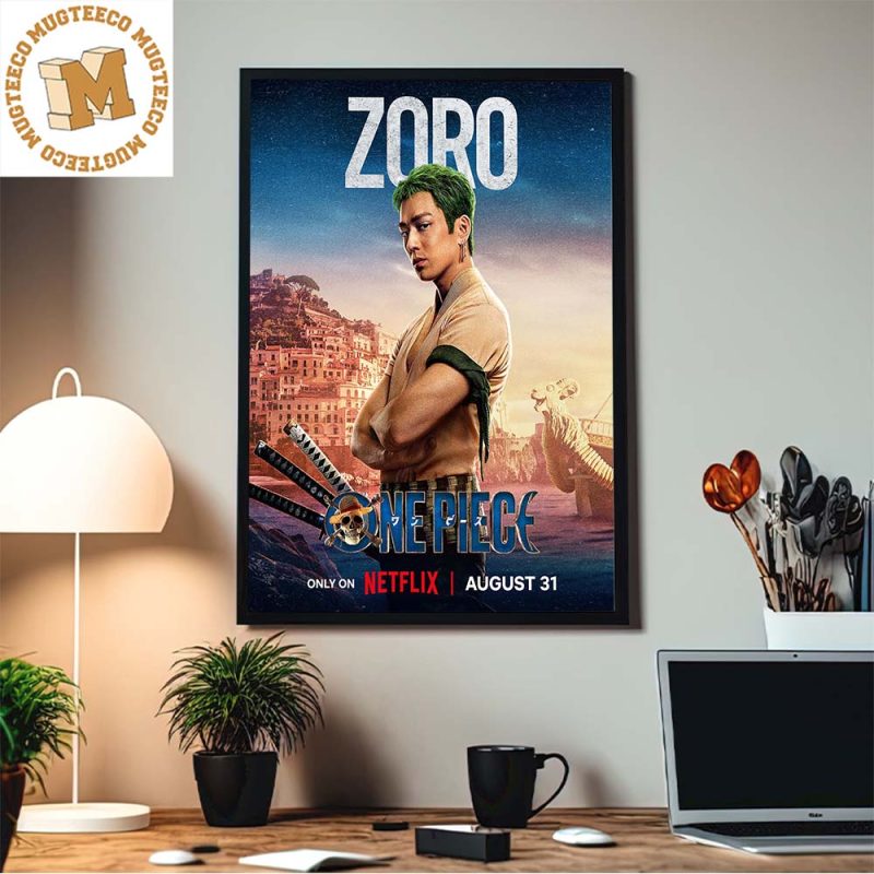 Netflix Live Action One Piece Series First Poster For Zoro Home Decor ...