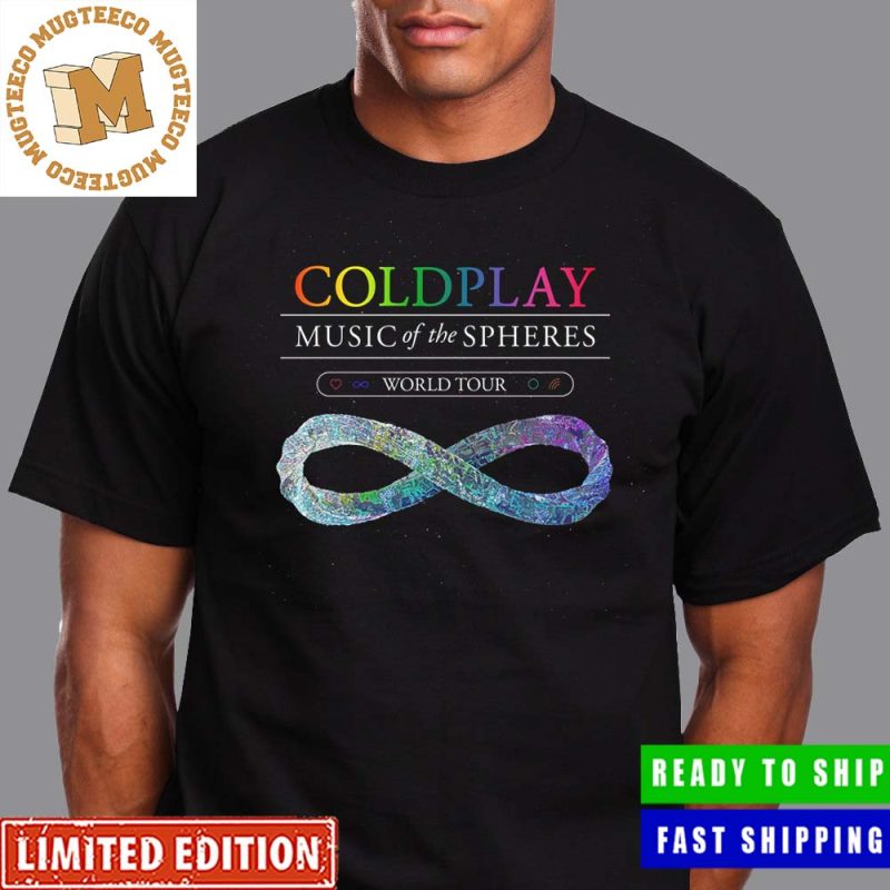 Coldplay Music Of The Spheres World Tour Infinity Symbol Unisex T-Shirt ...