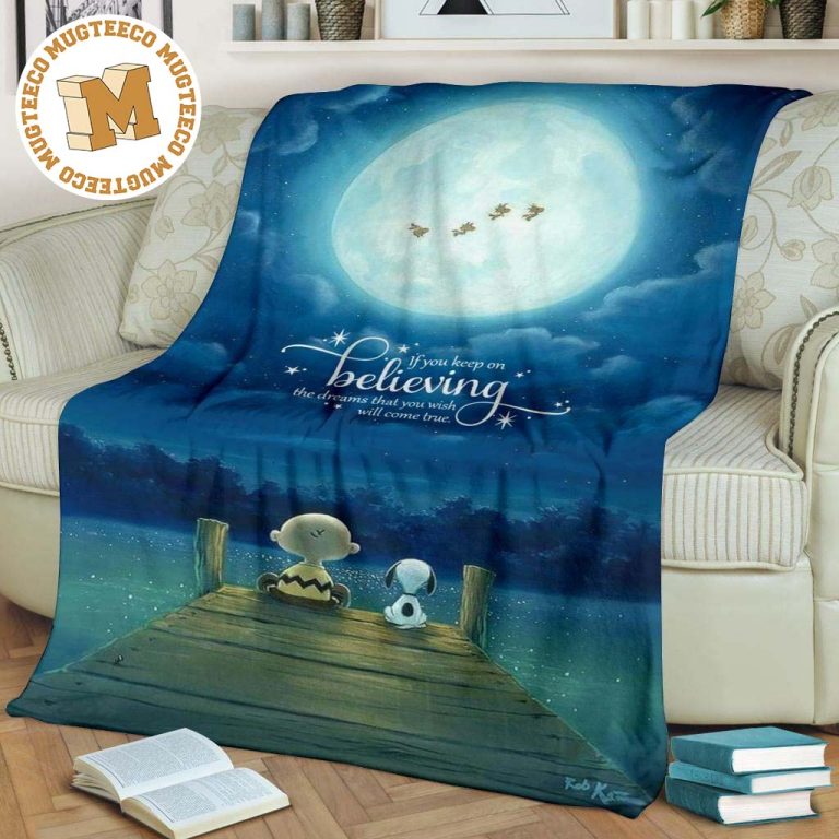 Peanuts Charlie Browns Snoopy Fleece Blanket - Mugteeco