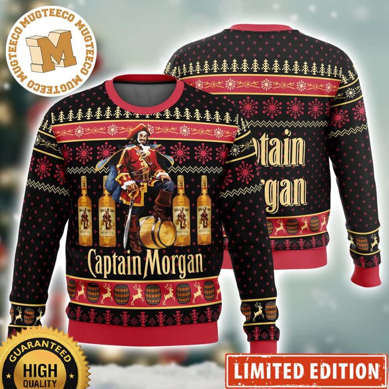 Captain Morgan 2023 Holiday Gifts Ugly Christmas Sweater - Mugteeco