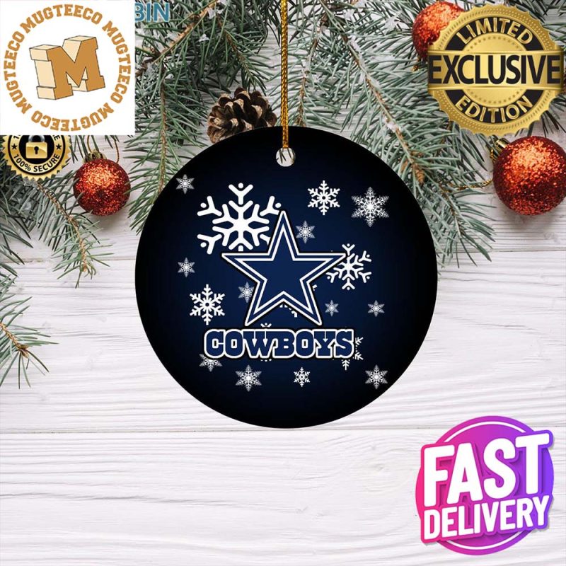 Dallas Cowboys NFL Xmas Gifts Merry Christmas Tree Decorations Ornament ...