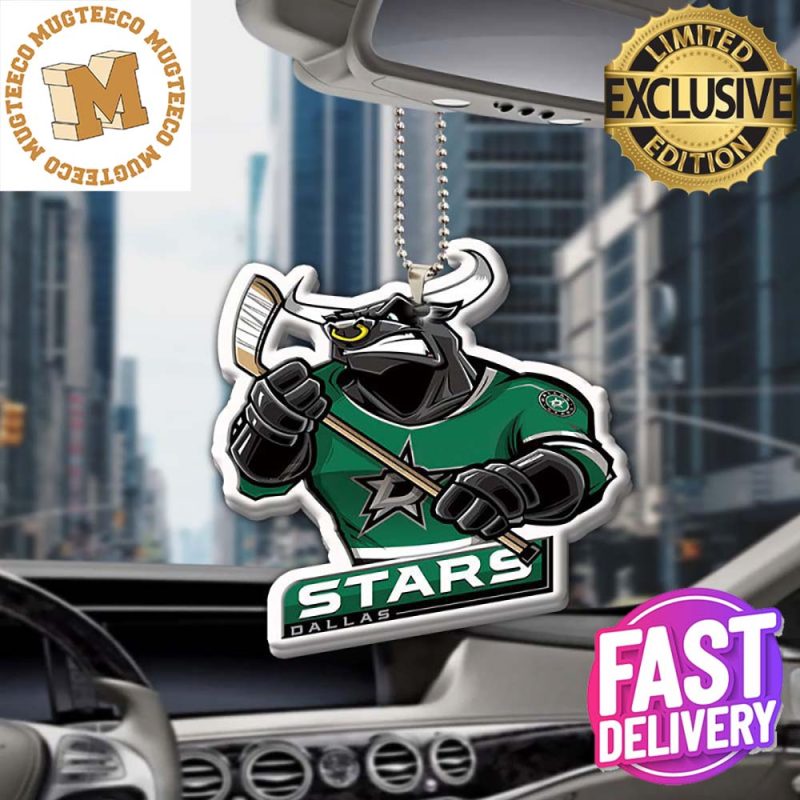 Dallas Stars NHL Mascot Christmas Car Decorations Ornament - Mugteeco