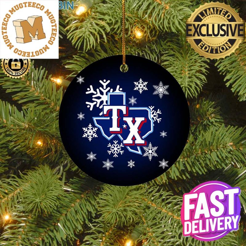 Texas Rangers MLB Personalized 2023 Holiday Merry Christmas Decorations ...