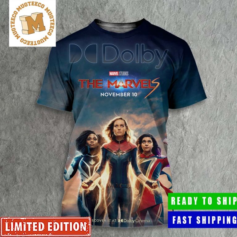 The Marvels New Poster A Cosmic Trio Vintage Shirt - Mugteeco