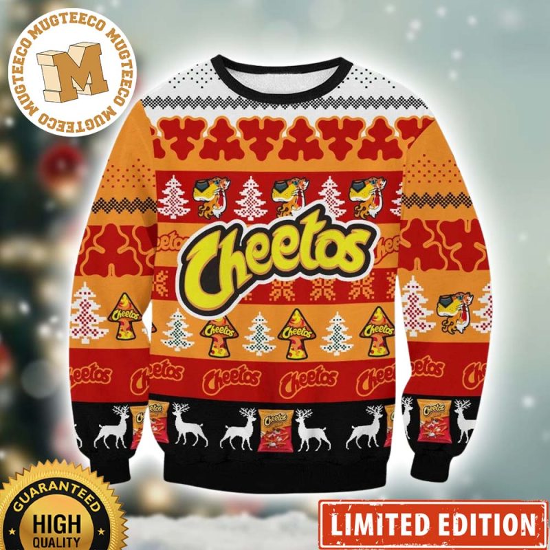 Cheetos Snack Ugly Christmas Sweater - Mugteeco