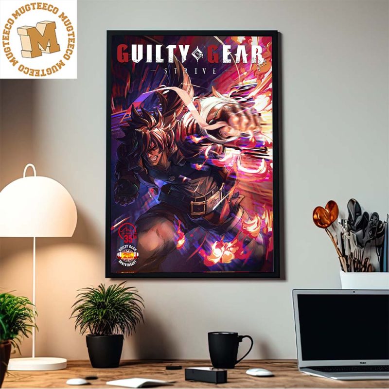 Guilty Gear Strive Celebrates 25th Anniversary Home Decor Poster Canvas ...
