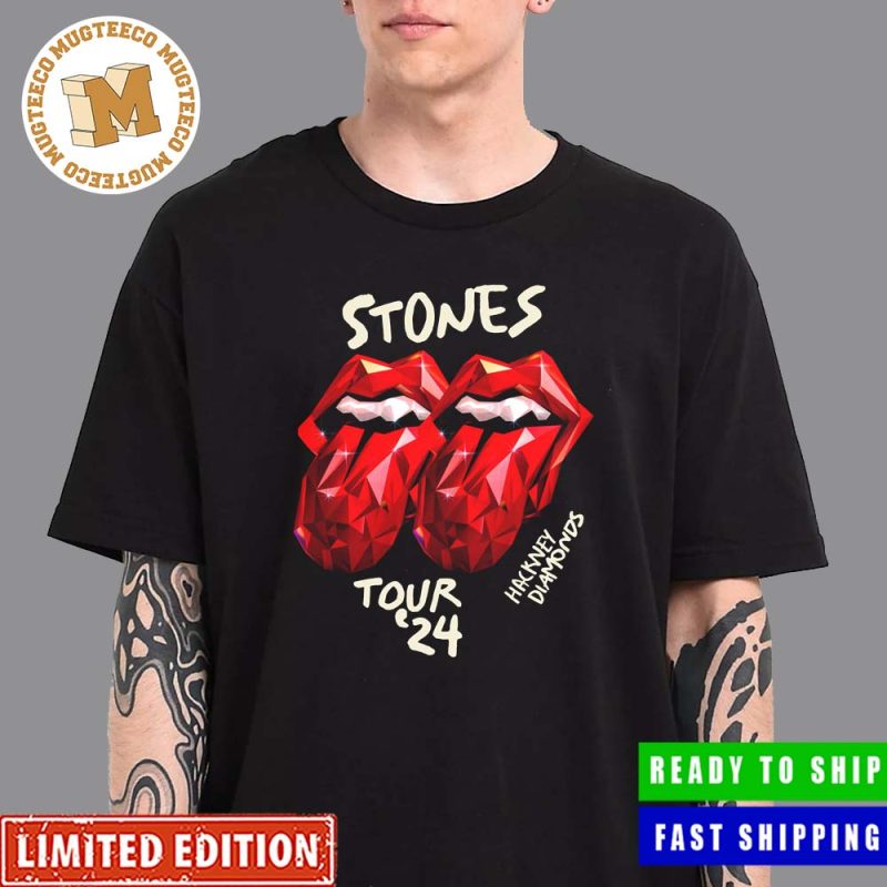 The Rolling Stones Hackney Diamonds Tour 2024 Unisex T-Shirt - Mugteeco