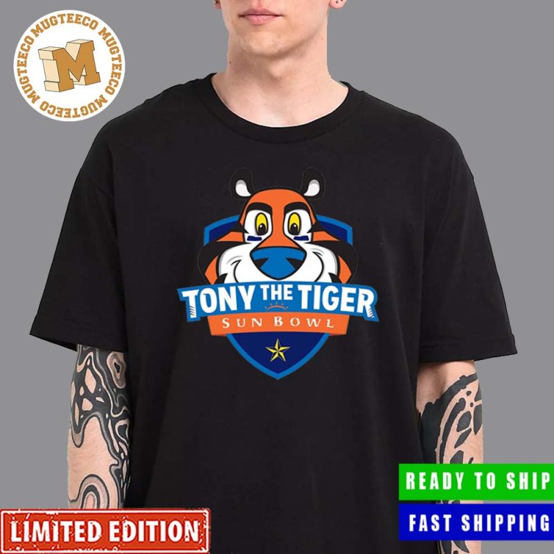 Official Tony The Tiger Sun Bowl 2023 Logo Unisex T-Shirt - Mugteeco