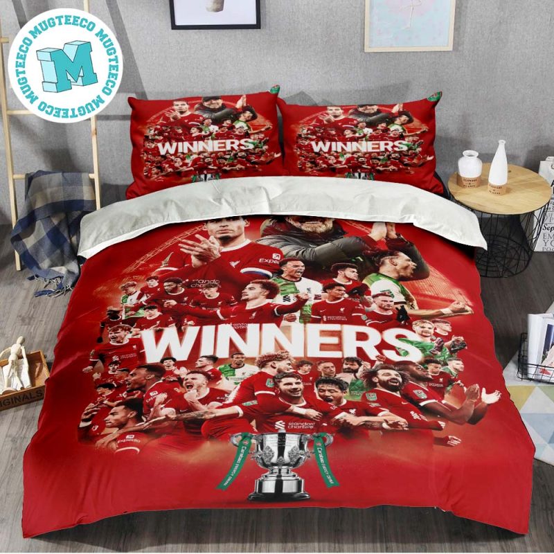Congratulations Liverpool Champions Carabao Cup Bedding Set - Mugteeco