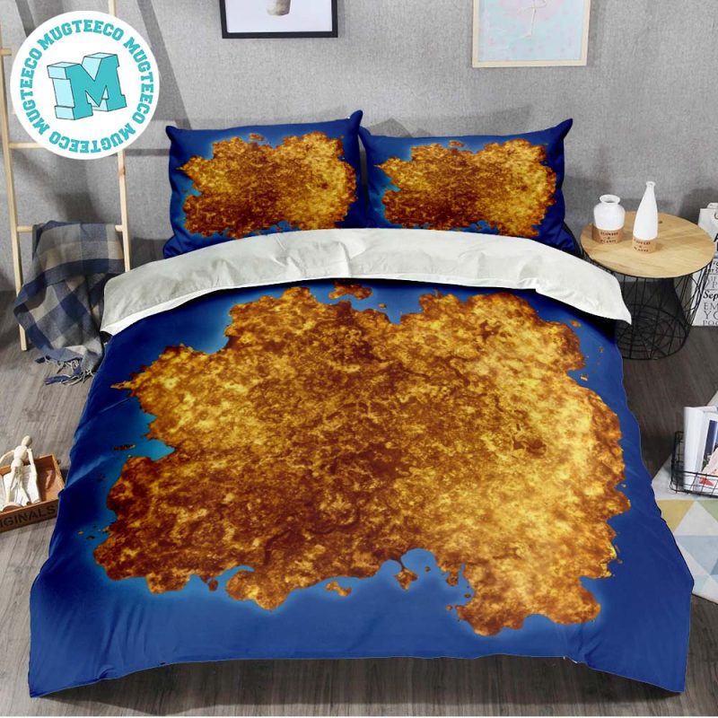 Fortnite Original Chapter 1 Map Bedding Set - Mugteeco