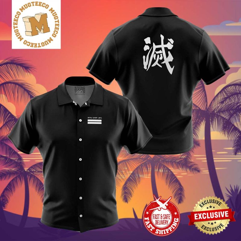 Hashira Uniform Demon Slayer Summer 2024 Hawaiian Shirt For Family ...