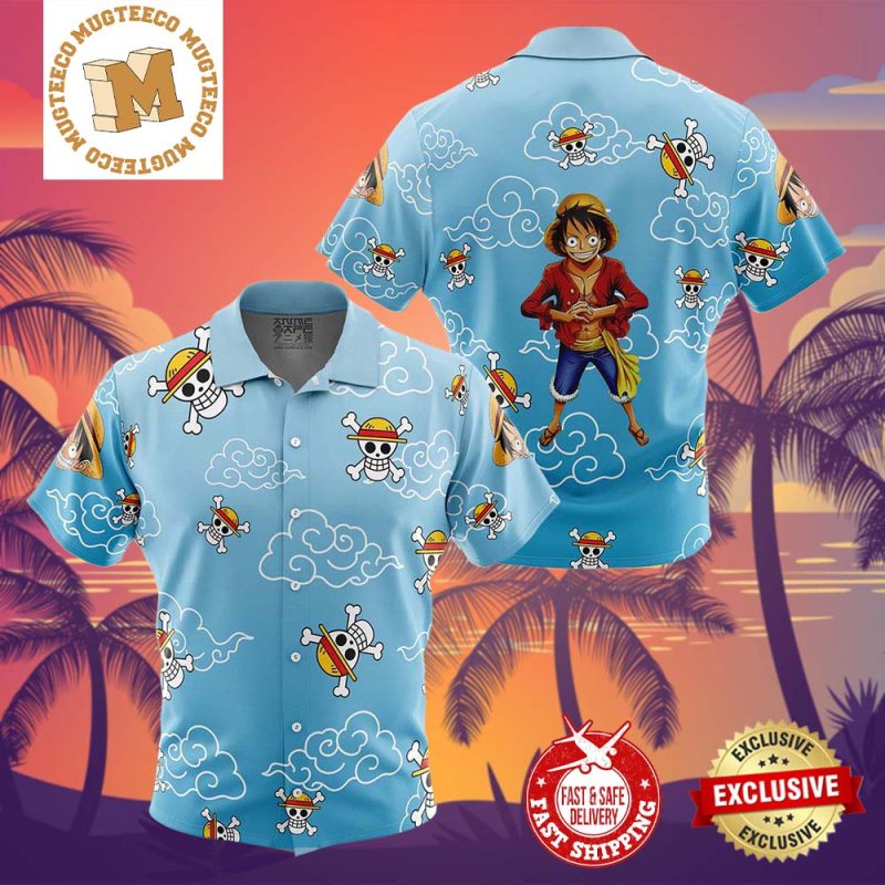 Luffy Pattern One Piece Summer 2024 Hawaiian Shirt For Family - Mugteeco