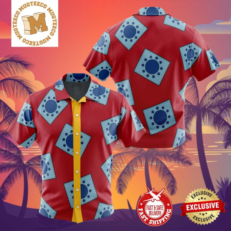 Luffy's Wano Pattern One Piece Summer 2024 Hawaiian Shirt For Family ...