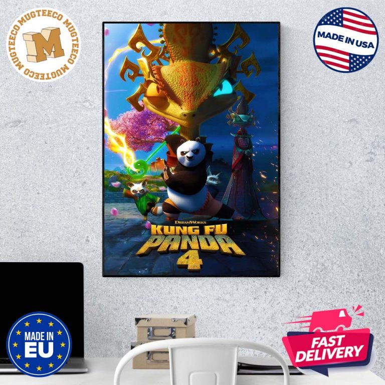 Mr Beast In Panda Pig Kung Fu Panda 4 Wall Decor Poster Canvas - Mugteeco